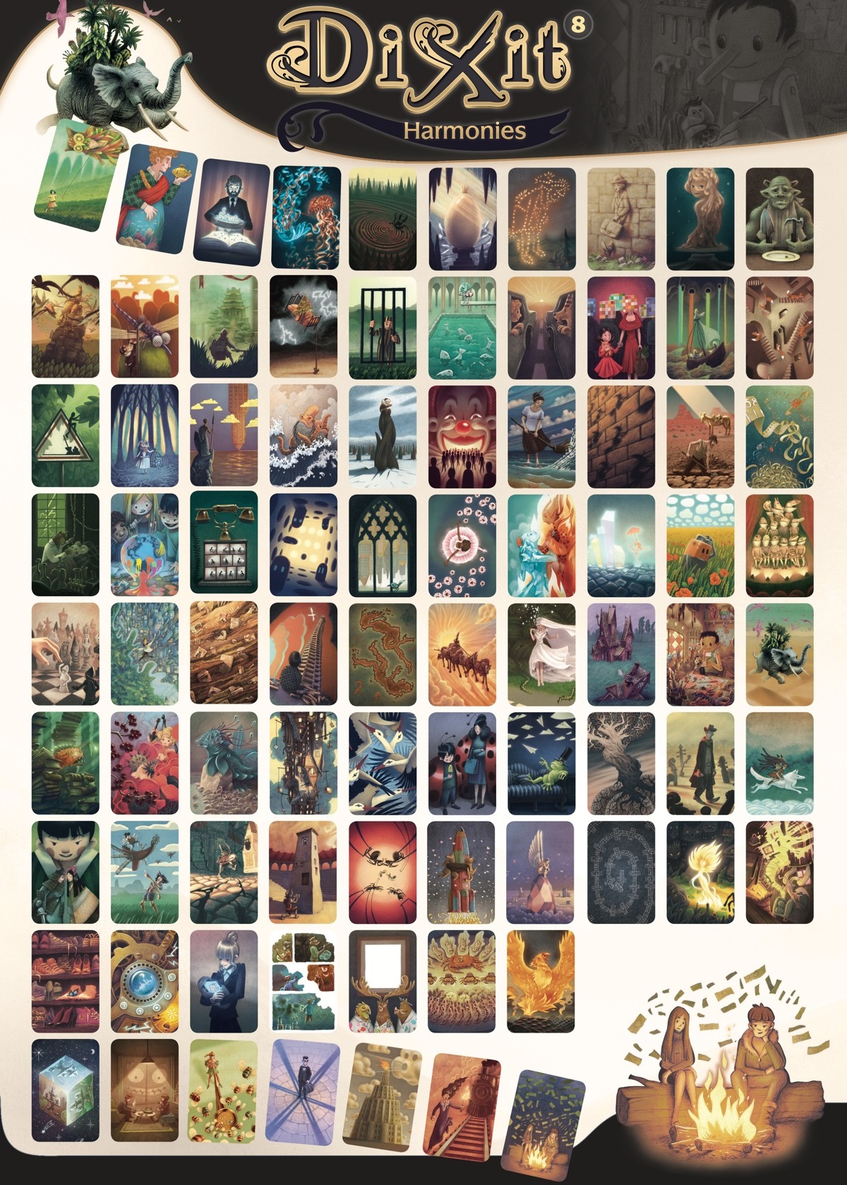 Dixit Harmonies: tutte le carte - Boardgameaddicted